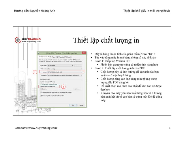 [Revit] Thiết lập khổ giấy in mới trong Revit | PDF