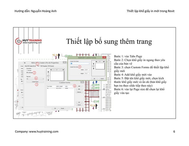 [Revit] Thiết lập khổ giấy in mới trong Revit | PDF