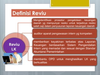 Reviu atas Laporan Keuangan pada Pemerintah Daerah.pptx