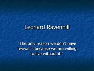 Revival | PPT