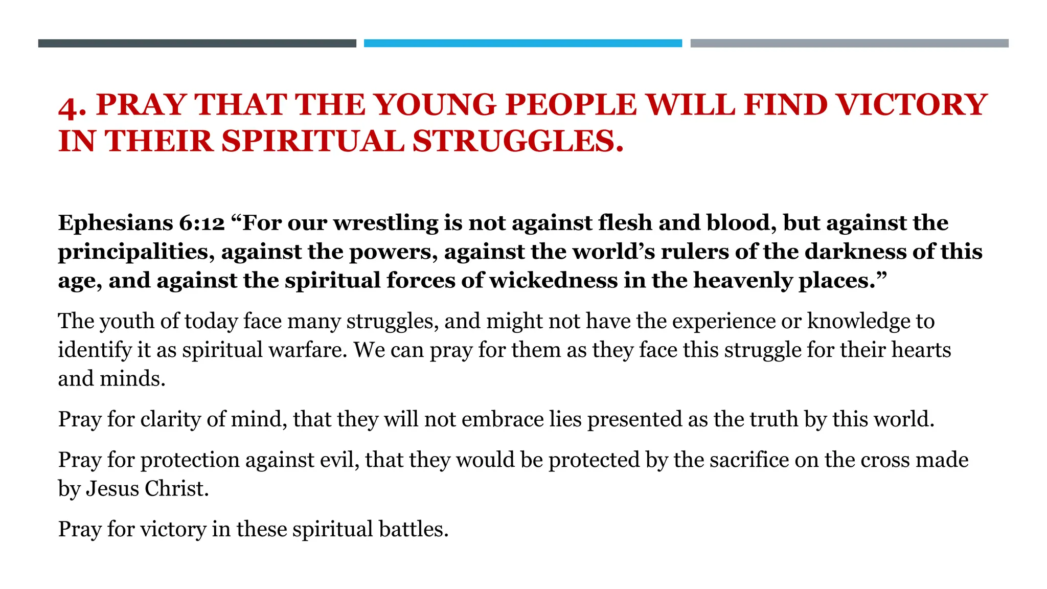 REVIVAL AMONG YOUTH - prayer points to be prayed | PPTX