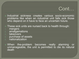 Revival and restructuring of sick companies | PPTX