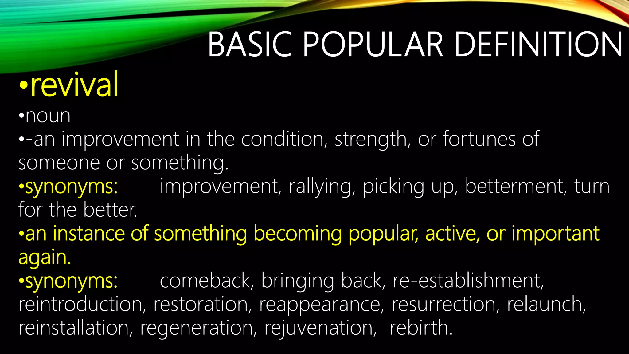 Revival Health Talk | PPTX