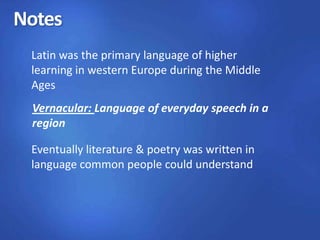 Revival of learning | PPTX