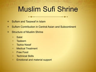 Revival of sufi shrine | PPTX