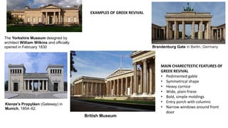 Revival styles in architecture | PDF