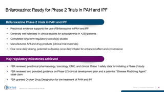 Reviva (RVPH) Corporate Presentation Sep 2022 | PPT