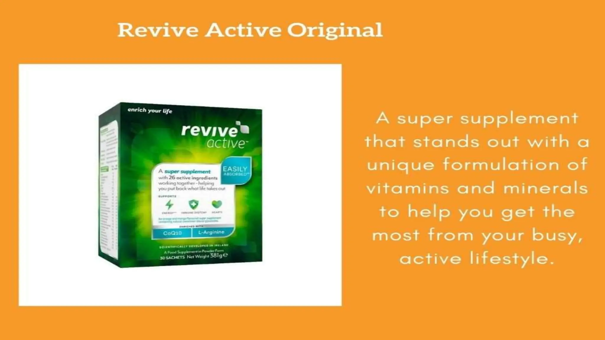 Revive Active (Original) – Daily Super Supplement | PPTX
