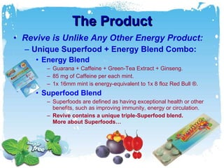 Revive Energy Mints | PPT