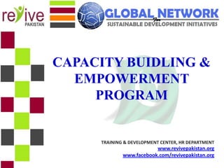Capacity Building Workshop " Prospective to Strengthen Organizational ...