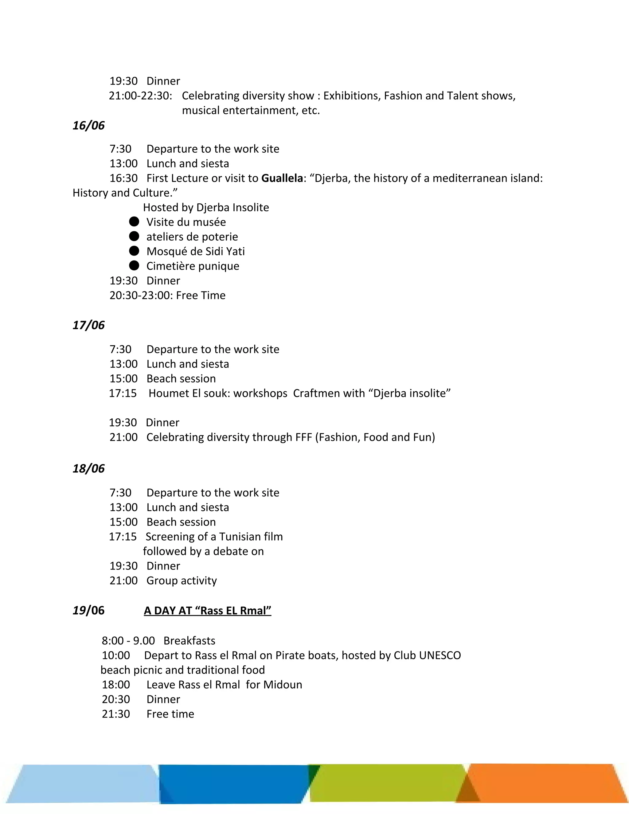 Revive summer camp program | PDF