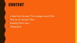 Reviving mimi chocolate | PDF