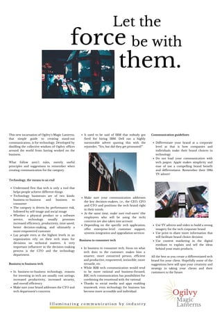 Reviving Ogilvy Magic Lanterns | PDF