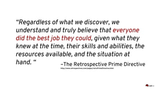 Reviving Retrospectives | PPT