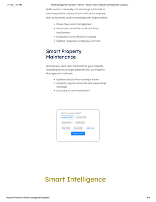 Revivo Technologies - The Invisible Manager-HotelX | PDF