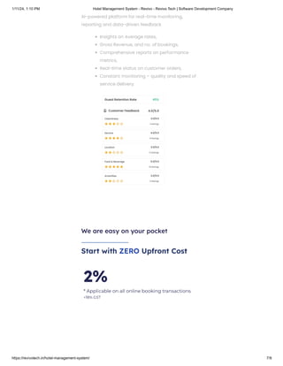 Revivo Technologies - The Invisible Manager-HotelX | PDF