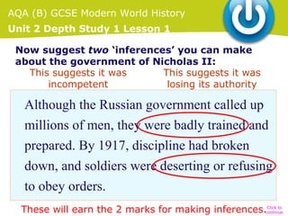 How to answer the 4 mark inference question | PPT