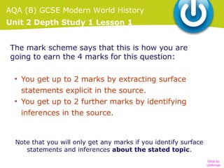 How to answer the 4 mark inference question | PPT | Educational ...