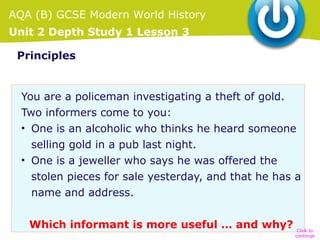 Answering the 12 mark useful question | PPT