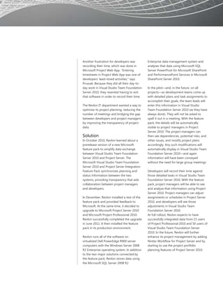 Revlon - Project Server 2010 - Case Study | DOCX | Computer Software and Applications | Computing