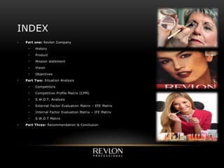 Revlon, inc company | PPTX