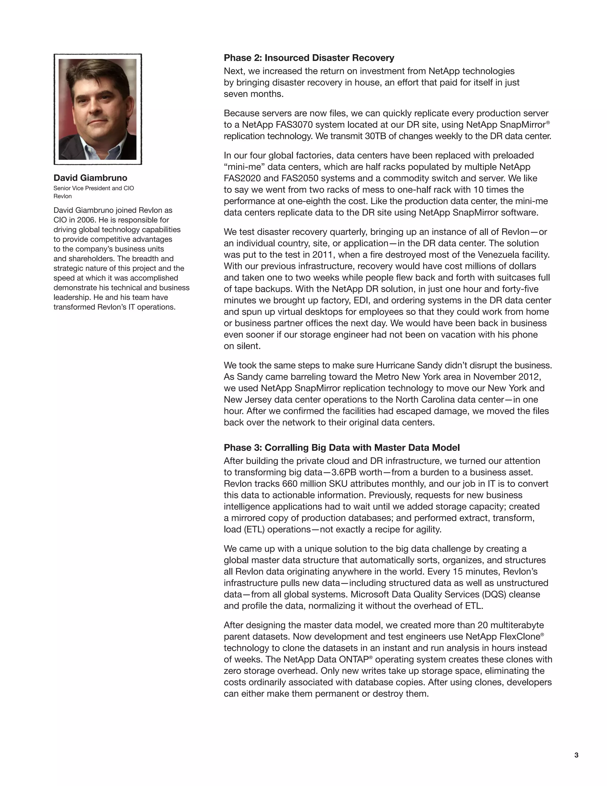 Revlon Technical Case Study | PDF