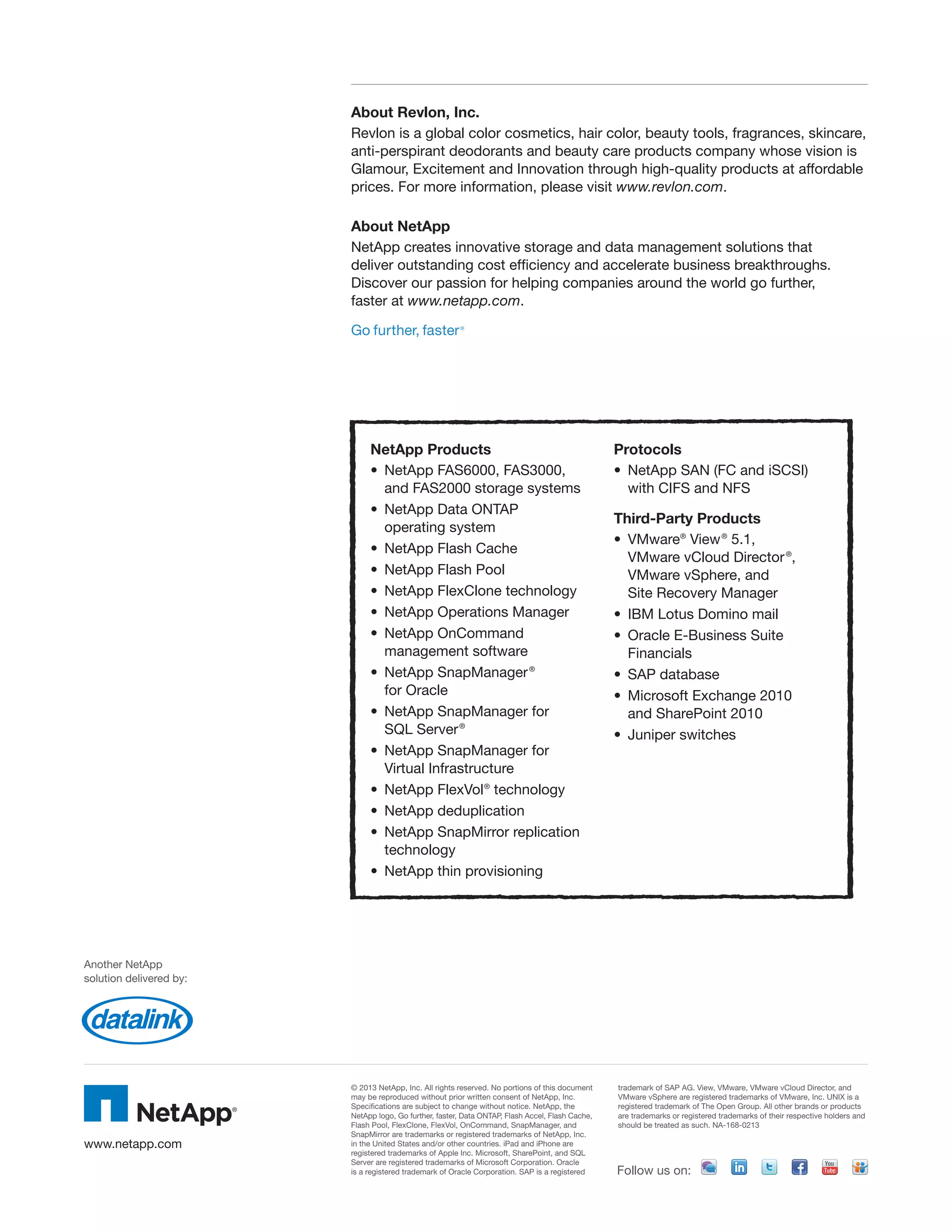 Revlon Technical Case Study | PDF