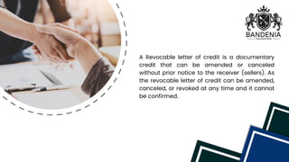 What Is a Revocable Letter of Credit? Types Of Revocable Letter of ...