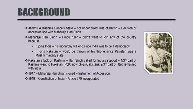 Revocation of Article 370 | PPT