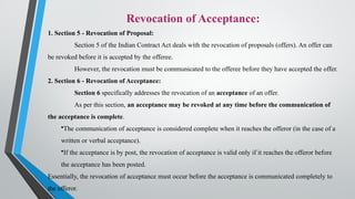 Revocation of Offer & Acceptance related to Business Law.pptx