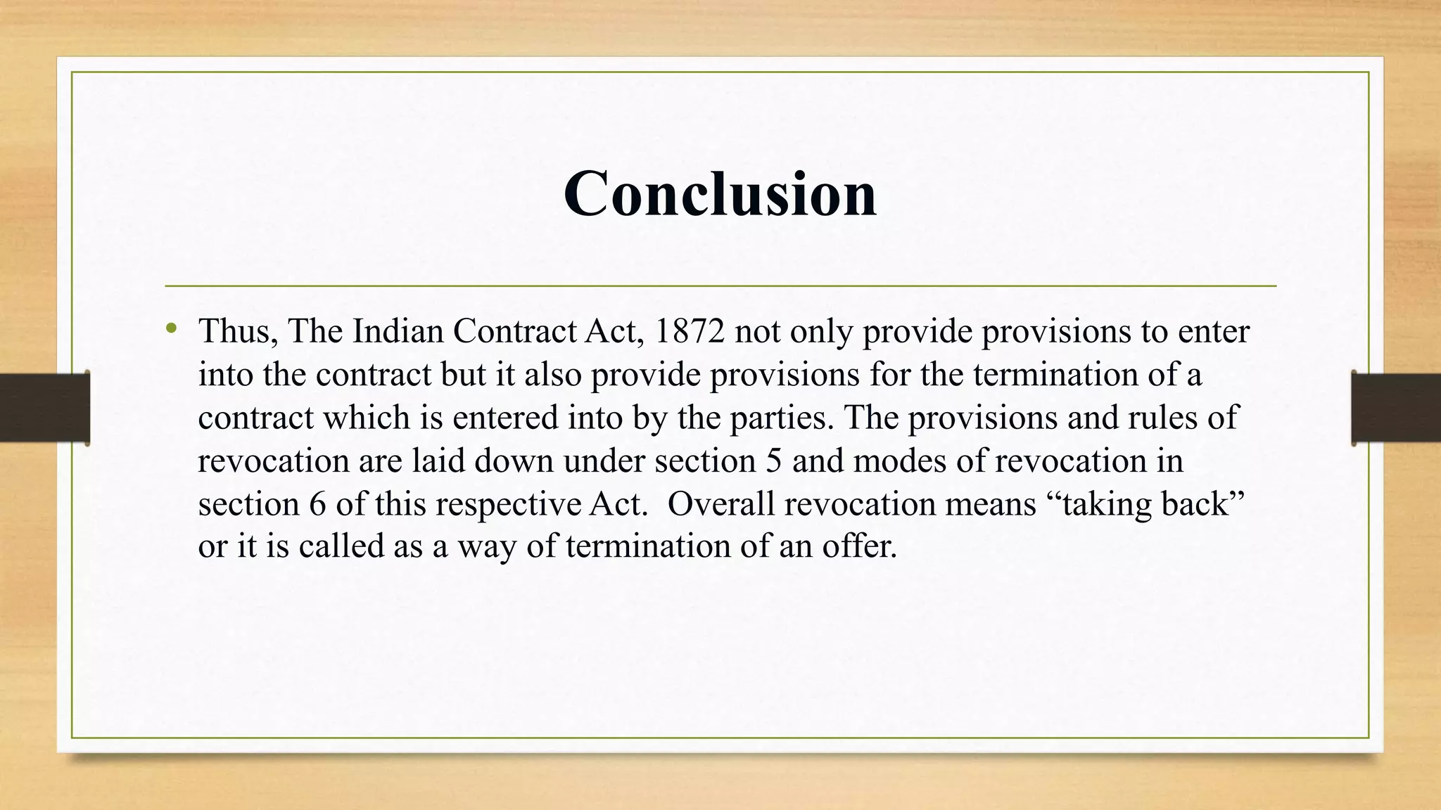 Revocation Of Proposal Pptx