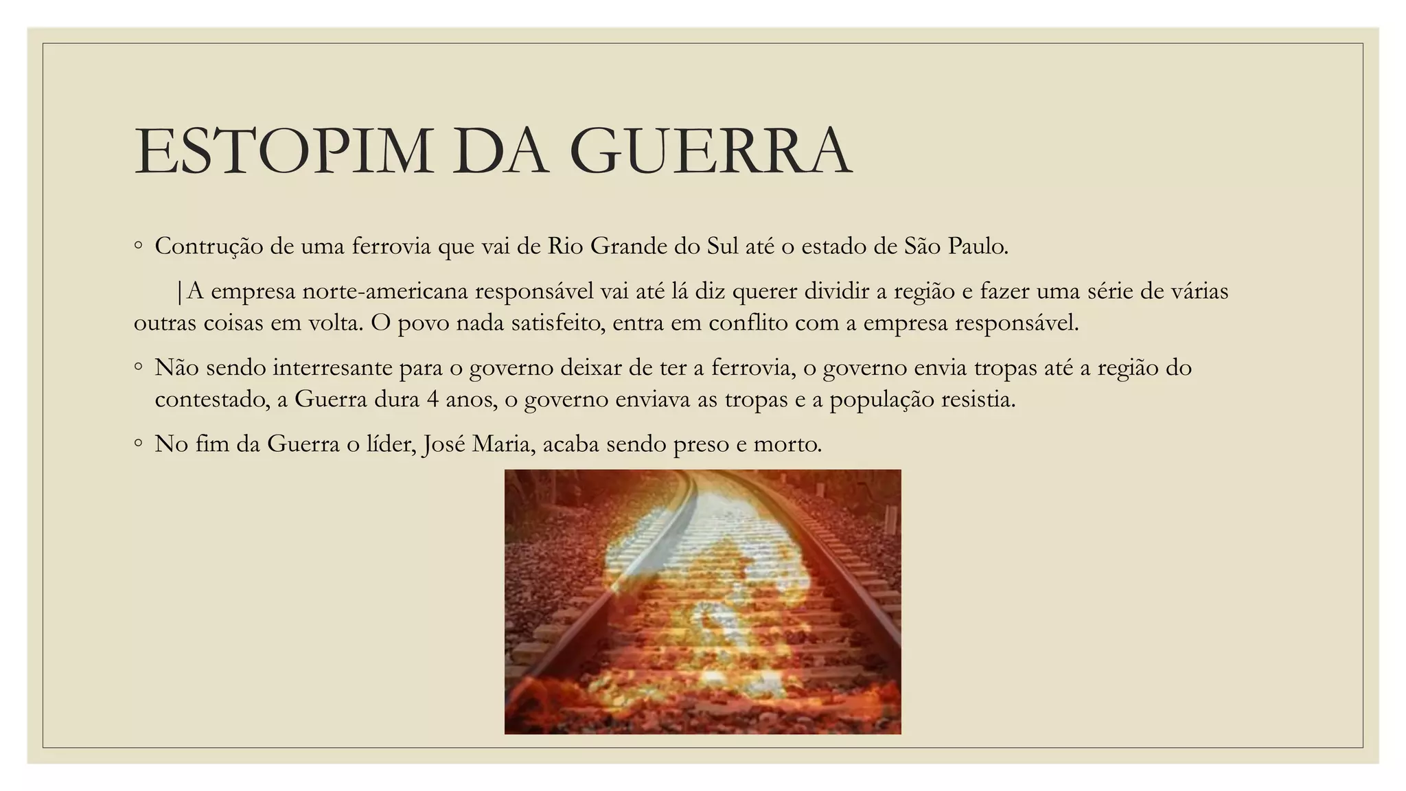 Revolta/Guerra do Contestado | PPT