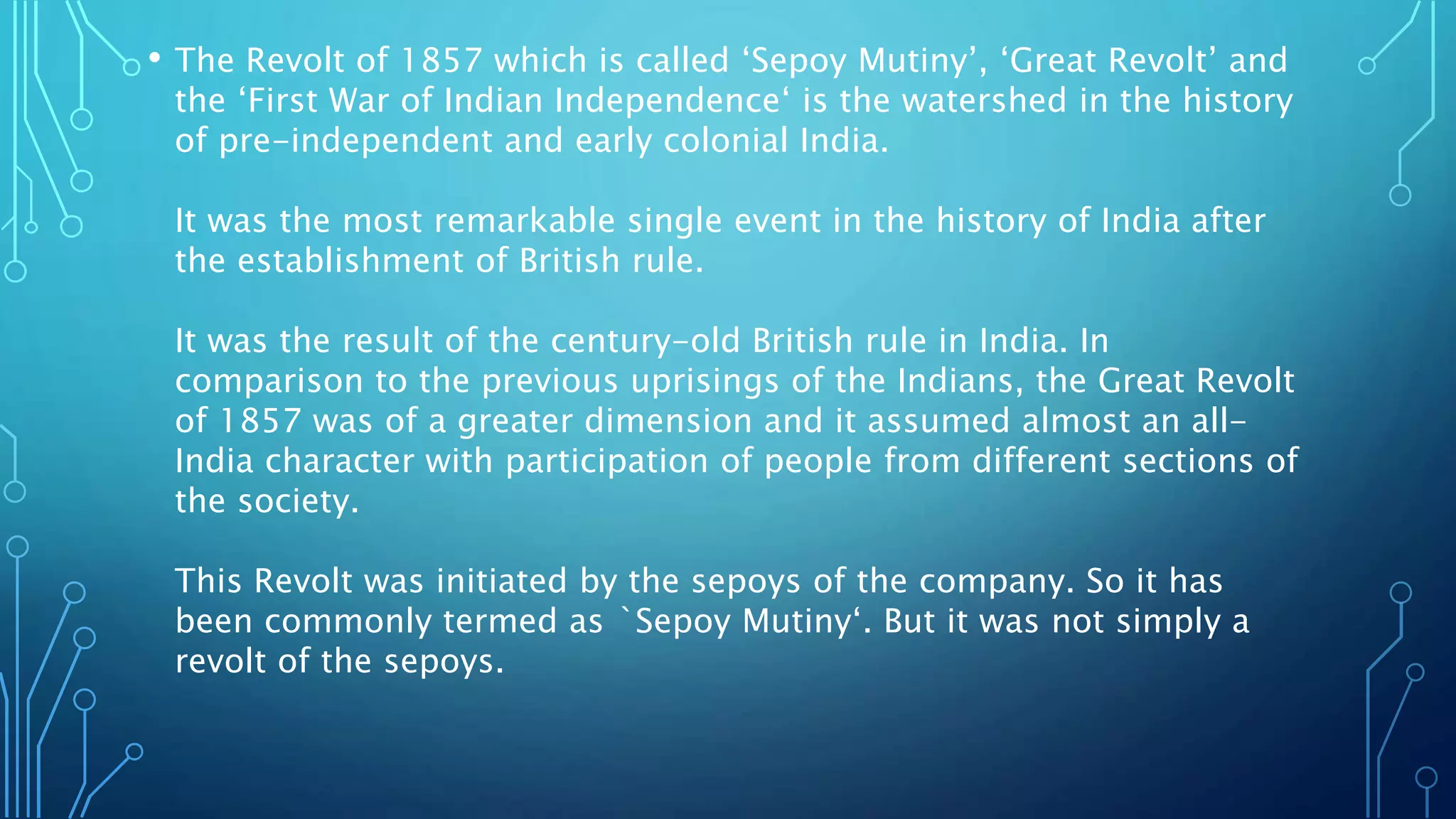 Revolt of 1857 | PPTX