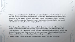 Revolt of 1857 | PPTX