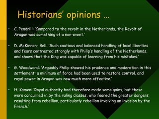 Revolts In The Reign Of Philip Ii | PPT