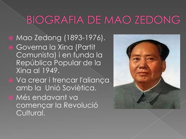 Revolució cultural de la xina | PPTX