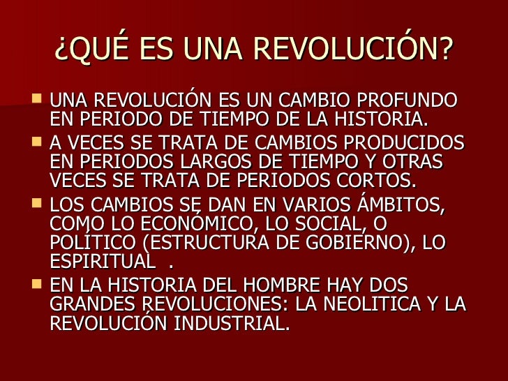 LAS REVOLUCIONES Mind Map LAS REVOLUCIONES Mind Map