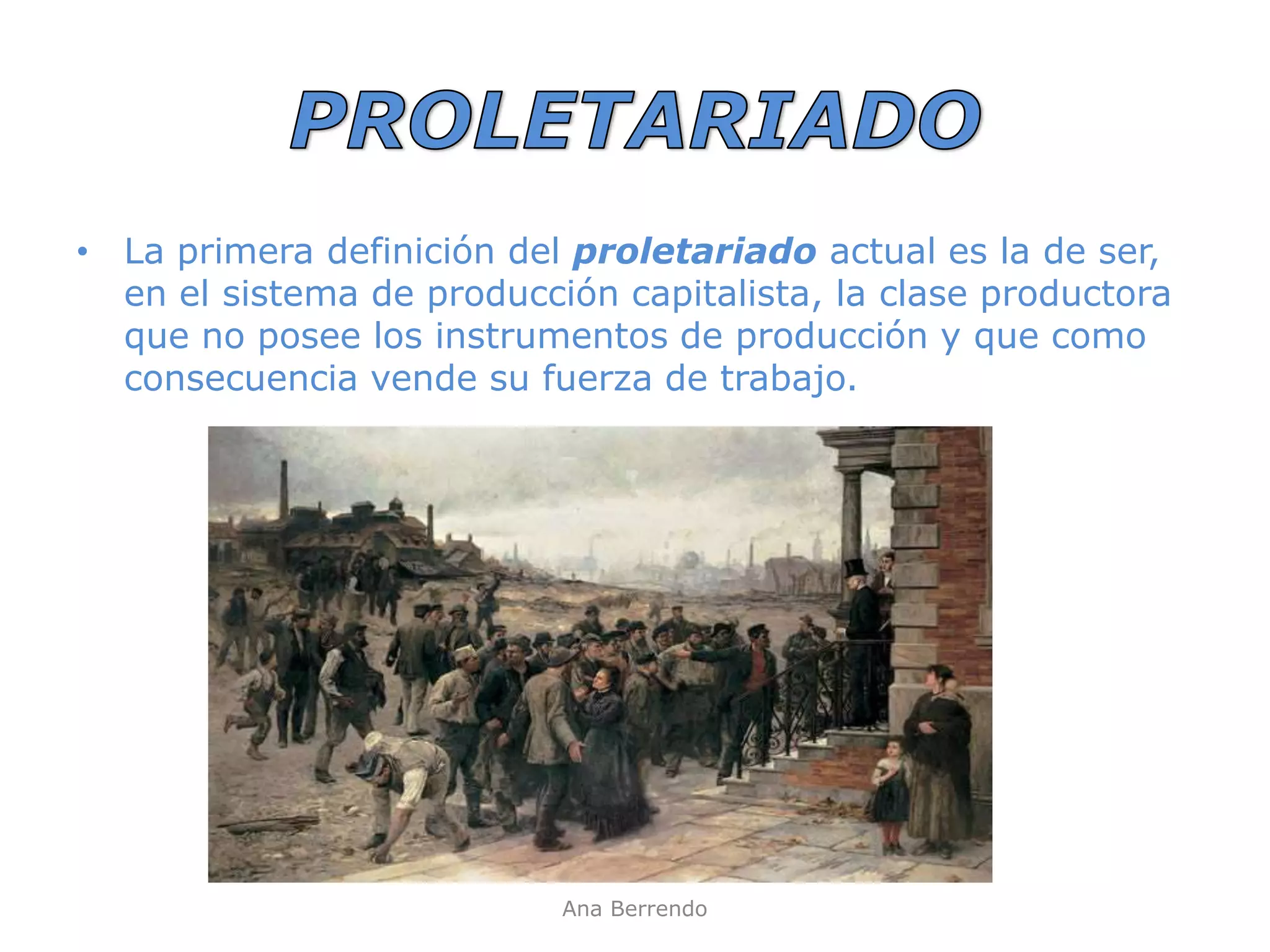 RevolucióN Industrial Comparación Imágenes burguesía y proletariado