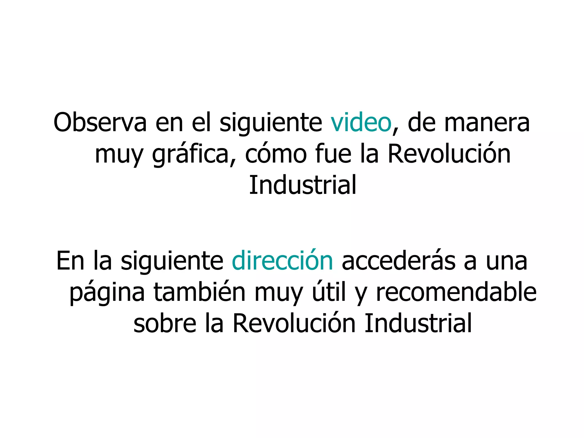 Revolución industrial y movimiento obrero | PPT