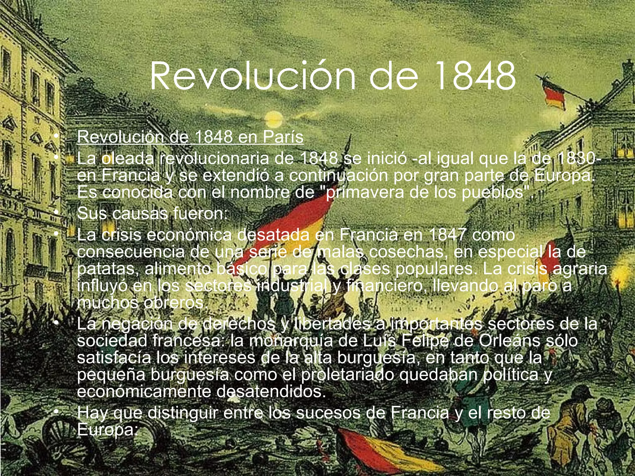 Revoluciones Liberales 1820, 1830 Y 1848 | PPT