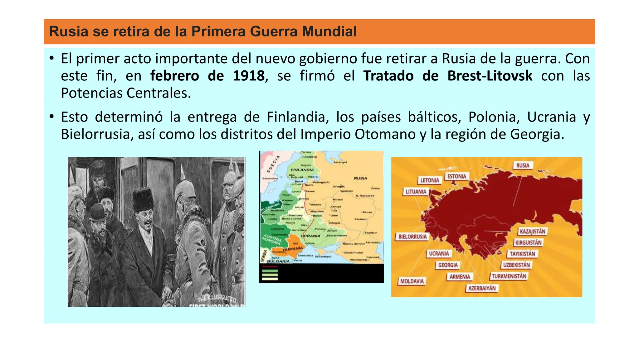 La revolución en Rusia de 1917, la caída del Zarismo | PPT