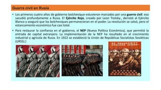 La revolución en Rusia de 1917, la caída del Zarismo | PPTX