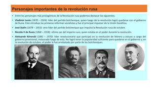 La revolución en Rusia de 1917, la caída del Zarismo | PPTX