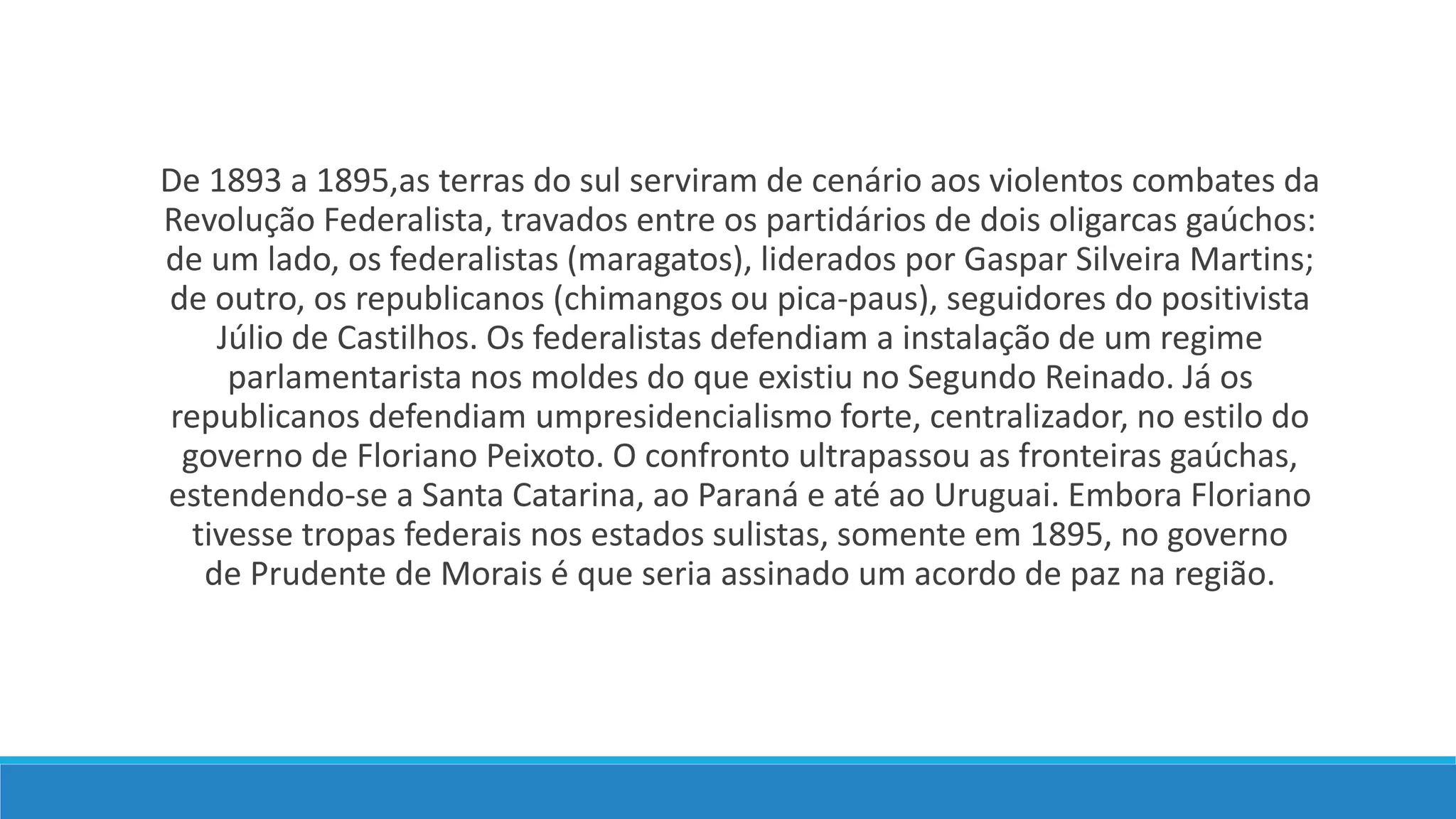 Revolução Federalista - Prof. Altair Aguilar | PPTX
