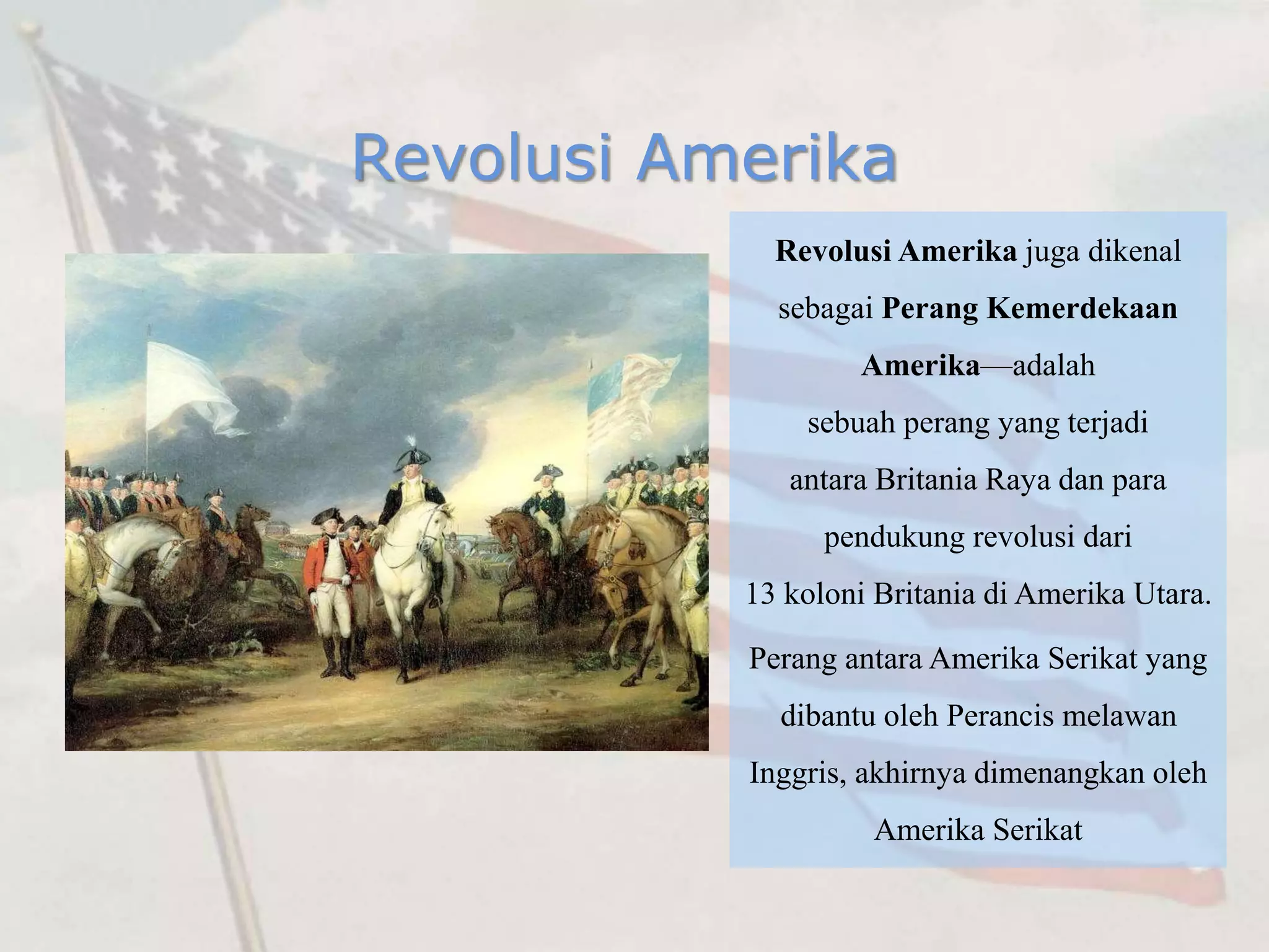 Revolusi Amerika | PPTX