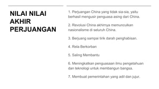 Revolusi china | PPTX