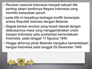 Revolusi indonesia | PPTX