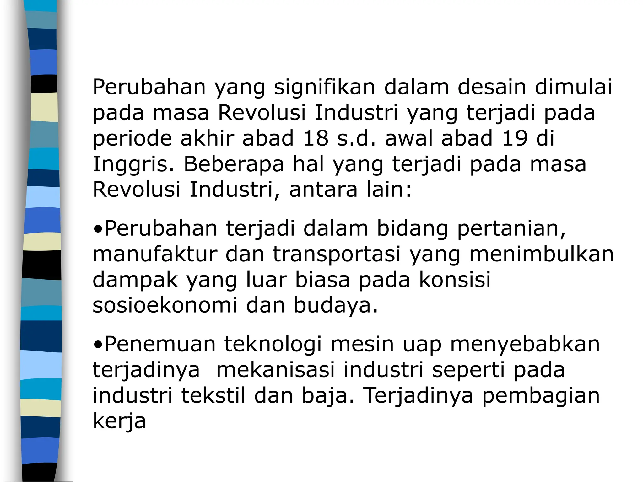 SEJARAH PERKEMBANGAN REVOLUSI INDUSTRI DUNIA | PPT