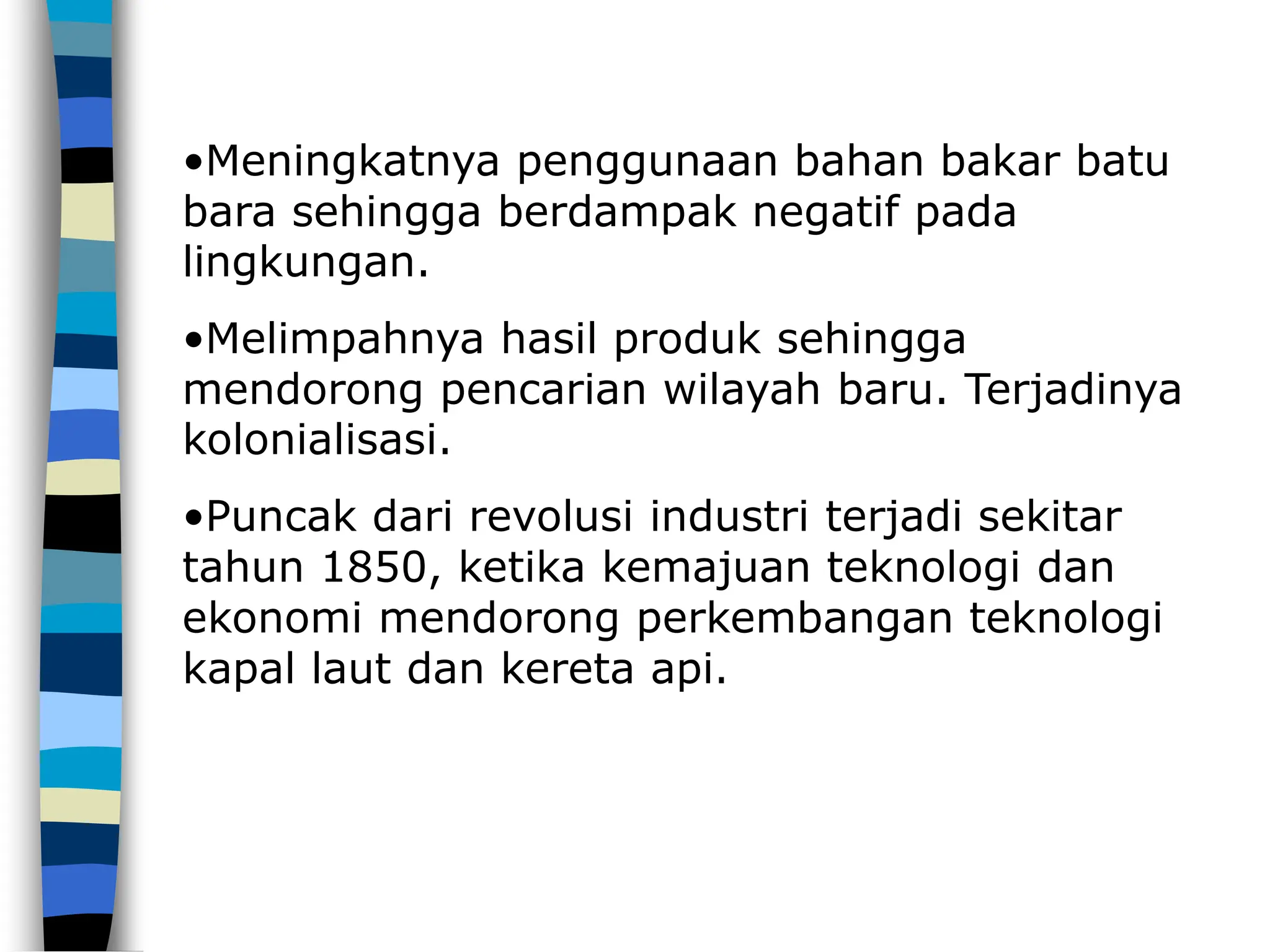 SEJARAH PERKEMBANGAN REVOLUSI INDUSTRI DUNIA | PPT