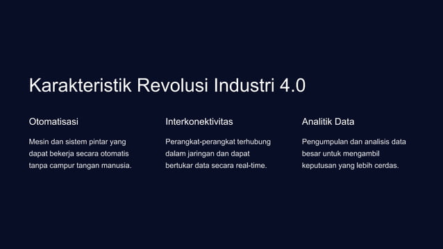 Manajemen perubahan Revolusi Industri 40.pptx | Free Download
